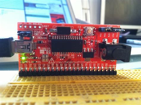 pic18f2550 breakout board free pcb build dangerous prototypes