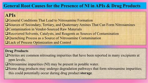 Nitrosamine Impurities In Human Drugspdf