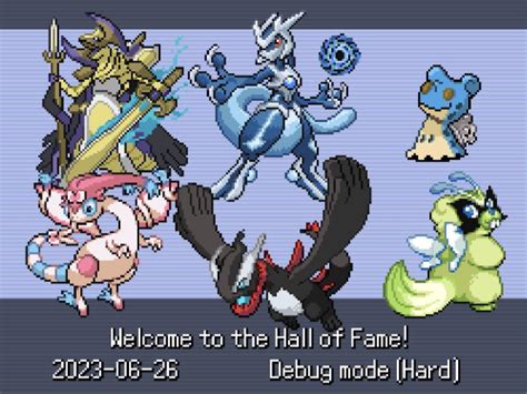My Randomizer Hall Of Fame Rpokemoninfinitefusion
