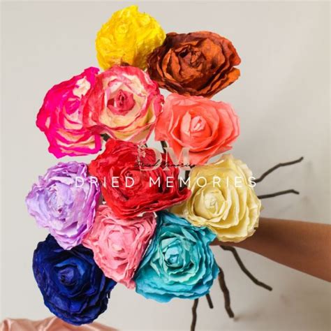 Dried Fossilized Flowers 1 Piece Real Flowers Roses Lazada Ph