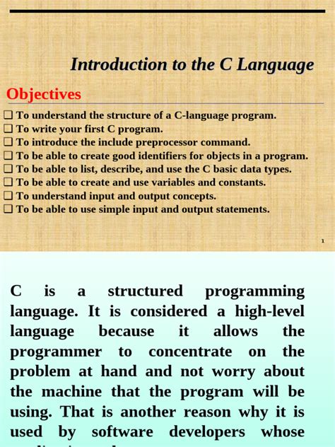 Semester 12223 Introduction To C Programming Pdf