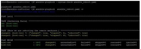 Ansible Reboot How Does Ansible Reboot Work Examples