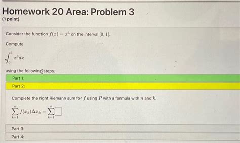 solved consider the function f x x3 on the interval [0 1]