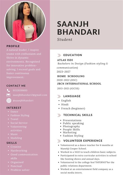 Saanjh Bhandari On Linkedin Looking Forward For Internship Opportunities