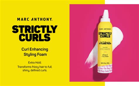 Marc Anthony Strictly Curls Curl Enhancing And Defining Styling Foam For Shine 300 Ml Amazon