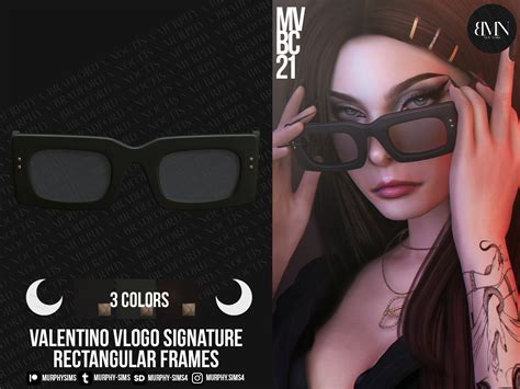 Rectangular Acetate Frames At Murphy Sims 4 Updates