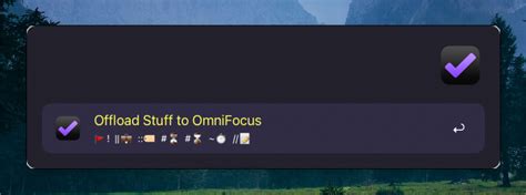 omnifocus task creation alfred workflow live project and tag filters