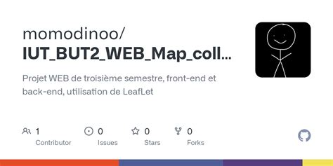 GitHub Momodinoo IUT BUT2 WEB Map Collab