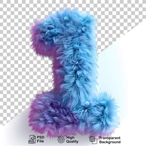 Premium Psd 3d Number 1 Typography Monster Number Png File