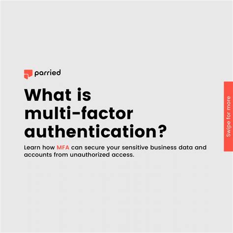 Cybersecurity Multifactorauthentication Businesssecurity Mfa… Parried