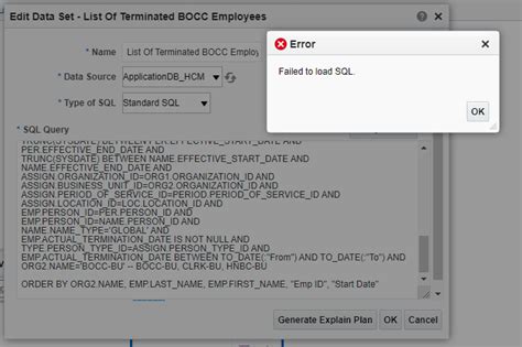 Oracle Sql Bind Variables Between Dates In Bi Publisher — Oracle Analytics