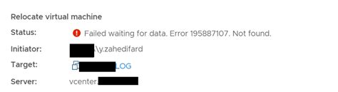 Storage Vmotion Fails With Error 195887107 Virtualization Blog
