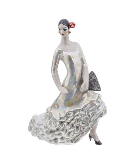 Статуэтка Испанский танец фарфор роспись Киевский ЭКХЗ автор О Л Жникруп Украина 1991