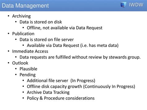 IWDW WAQS Technical Committee Ppt Download