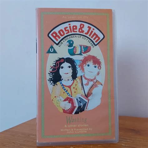 Rosie And Jim Washing And Other Stories John Cunliffe Vintage Vhs Video