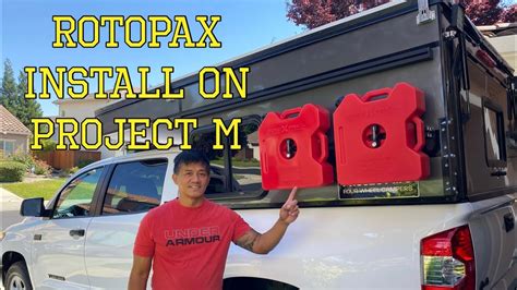 Rotopax Mount Install On Four Wheel Camper Project M Youtube
