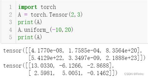torch 中的 uniform 具体用法 torch uniform CSDN博客