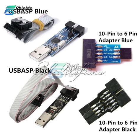 10 Pin Convert To 6 Pin Adapter Board Usbasp Usbisp Avrisp Stk500 Programmer Usb 6 58 Picclick Au