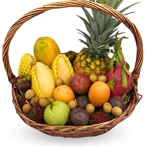 подарочная корзина фруктов