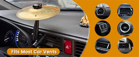 Car Cymbal Air Vent Mini Car Drum Cymbal Car Crash Cymbal