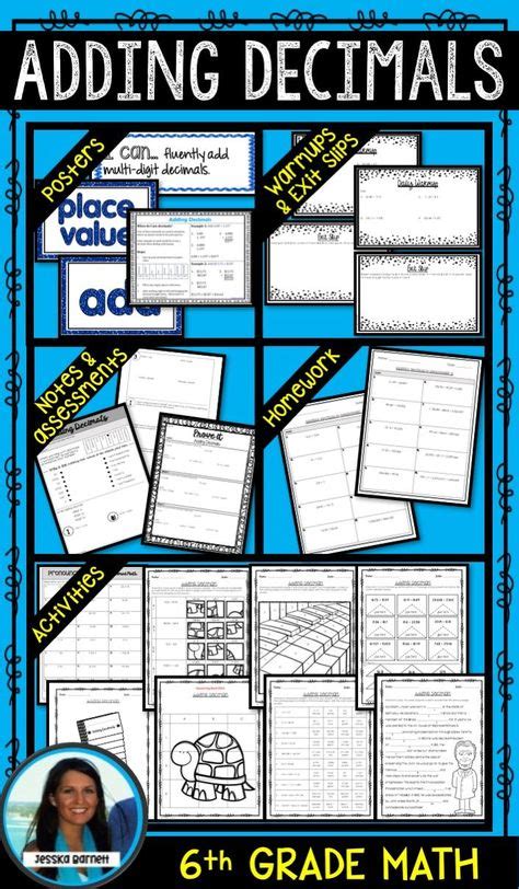 Multiplying Decimals Guided Math Notes
