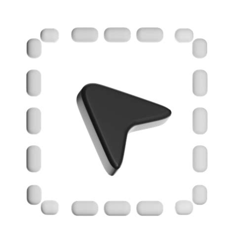 Selection Tool Graphic Design Selection Path Select 3d Illustration