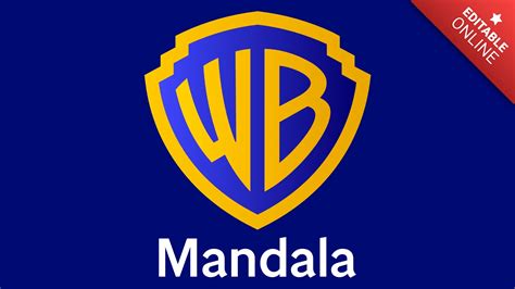 Mandala Warner Bros Logo Text Effect Generator