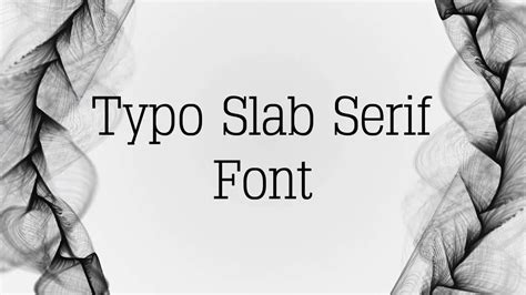 Typo Slab Serif Font Free Download