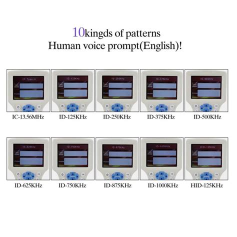 ความถRFID NFC Smart Card Reader Duplicator KHz Key Fob Reader Writer MHzเขารหส