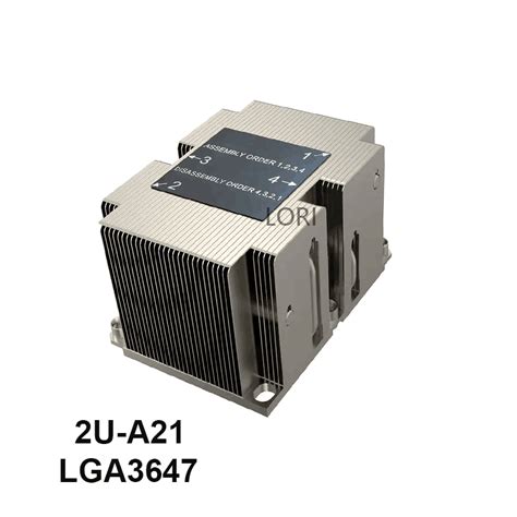 Lori A21 Intel Socket Lga 3647 Ilm 2u Passive Cpu Heat Sink