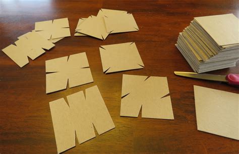 Cardboard Building Squares