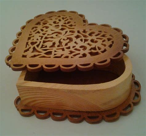 Scroll Saw Heart Box PDF File ARABIC CNC