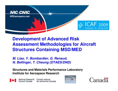 Ppt Development Of Advanced Risk Assessment Methodologies For