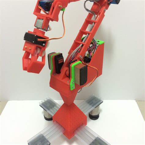 3d Printable Arduino Based Robotic Arm By Christian Shakkour