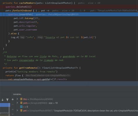 Android Foreach Kotlin Loop Always Read The Same Element Stack Overflow