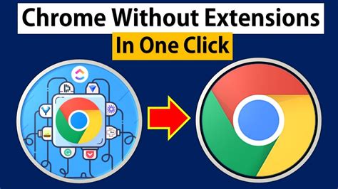 Speedy Chrome: Run Google Chrome Without Extensions in single click - YouTube
