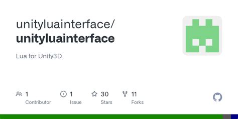 Github Unityluainterfaceunityluainterface Lua For Unity3d
