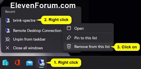Remove Computer Entries From Remote Desktop Connection In Windows 11 Windows 11 Forum