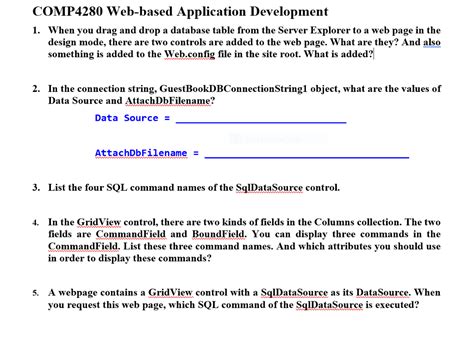 comp4280 web based application development 1 when