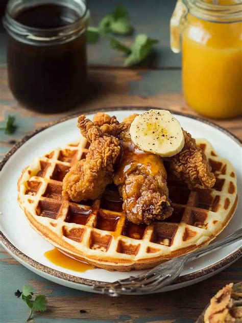 Crispy Fried Chicken And Waffles Comfort Food Bliss Charlee Recipes