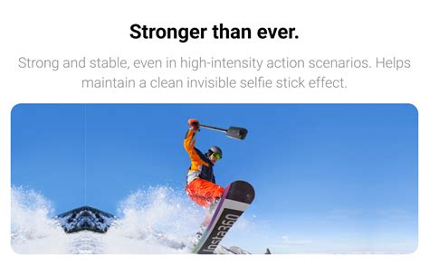 Insta360 114cm Invisible Selfie Stick For X4 X3 Amazon Co Uk Electronics Photo