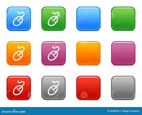 Buttons Computer Mouse Icon Stock Vector Illustration Of Colour