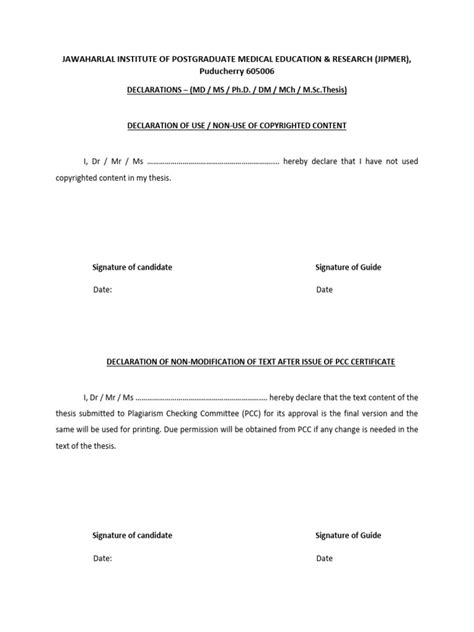 Declaration Forms0 Pdf
