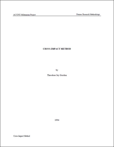 Cross Impact Matrix Tool Discover Your Solutions Llc