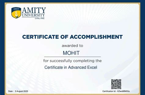 Excel Advancedexcel Amityuniversity Upskilling Lifelonglearning