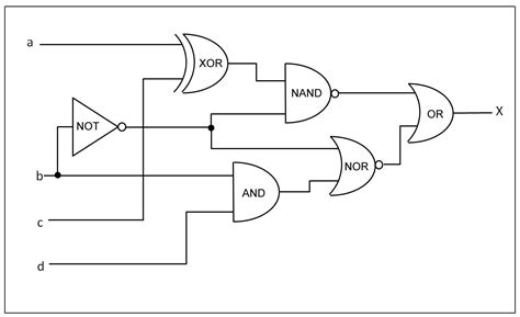 solved given the following logic circuit answer the