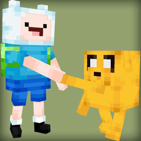 Minecraft Adventure Time Finn And Jake New Posts In Fanart
