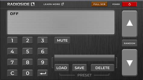 Radioside A Cool Web Based Portable Internet Radio Interface
