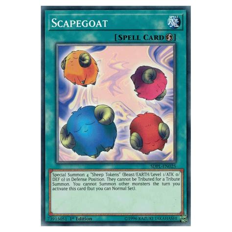 Yu Gi Oh Structure Deck Powercode Link Scapegoat Common Sdpl