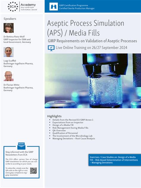 eca process simulation live online training pdf risk management